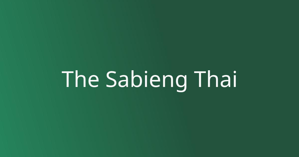 Best Thai in New York, NY | The Sabieng Thai | Order Online